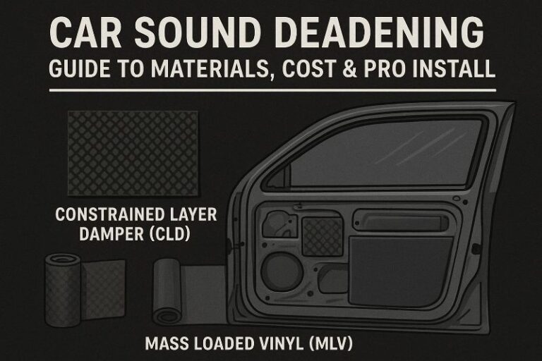 Car Sound Deadening: Guide to Materials, Cost & Pro Install - Sorena ...